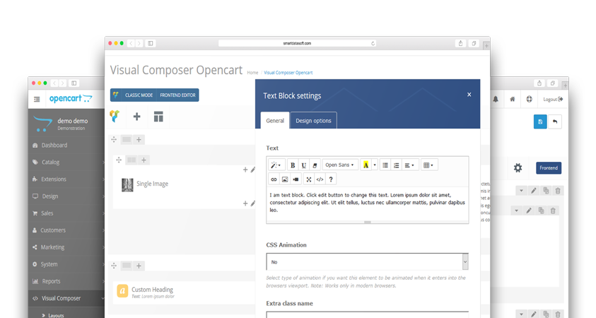 Visual Composer for OpenCart | SmartDataSoft