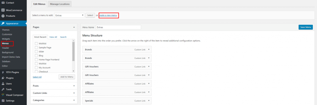 Creating Menu | SmartDataSoft
