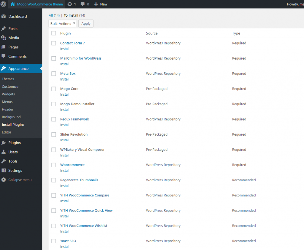 Installing Plugins Required - SmartDataSoft
