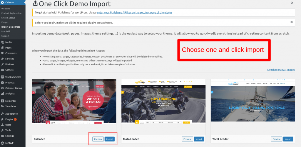 Import Demo Data | SmartDataSoft