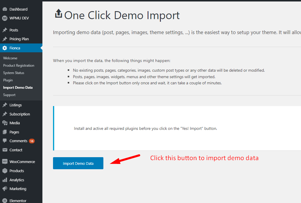 Import demo data | SmartDataSoft