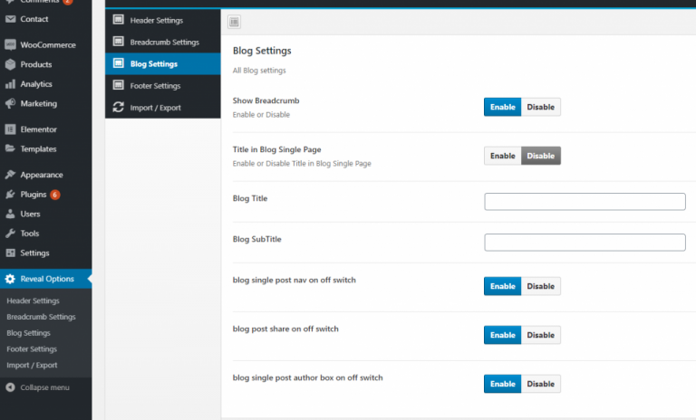 Blog Settings - SmartDataSoft