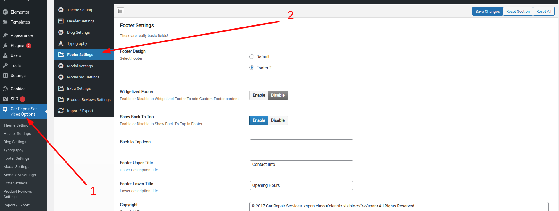 How to change Footer Information? - SmartDataSoft
