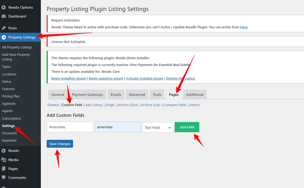How To Add My Own Fields In Property Listings Smartdatasoft