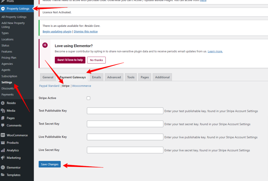 Payment Settings - SmartDataSoft