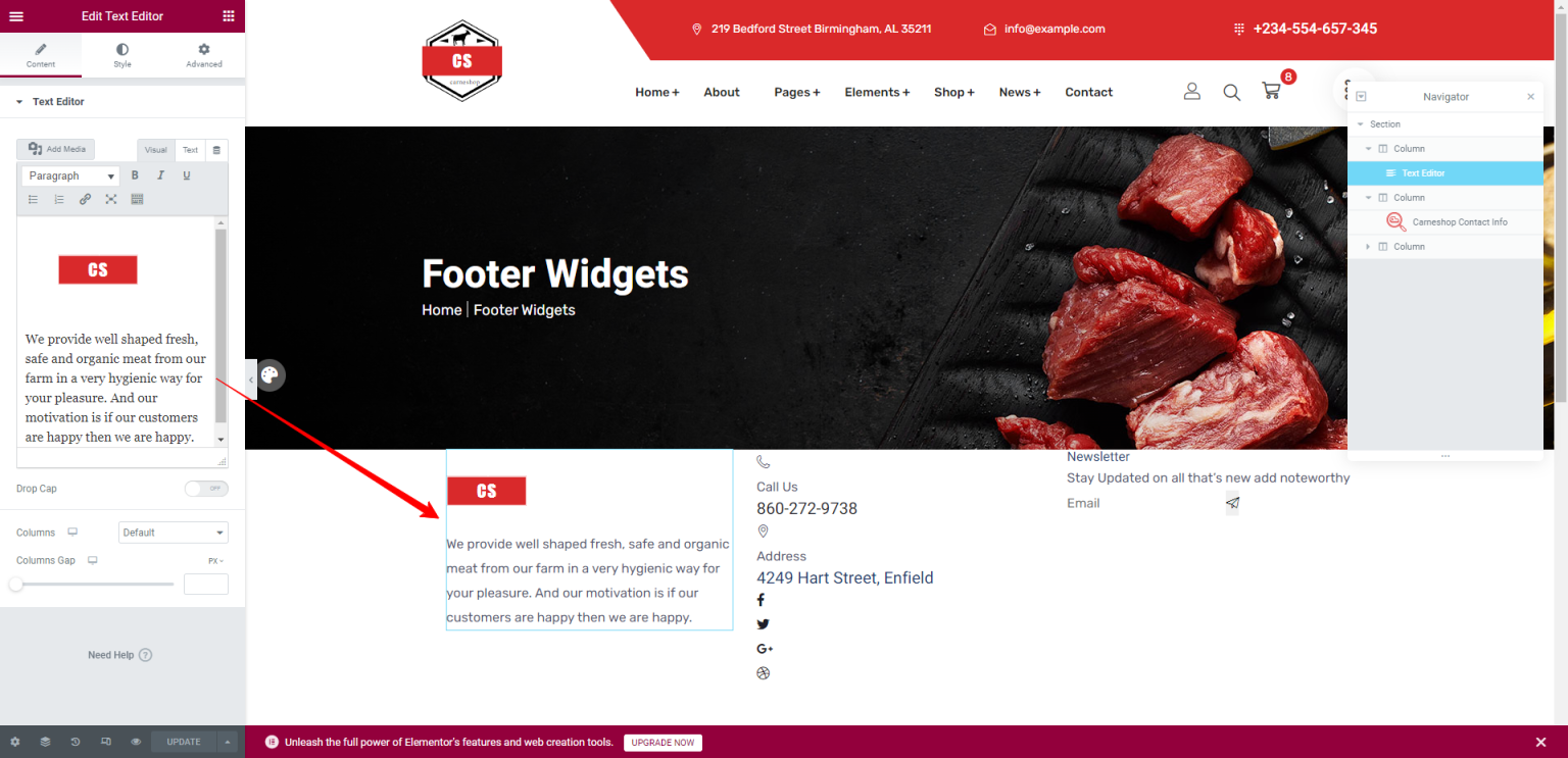 How do i edit the footer - SmartDataSoft